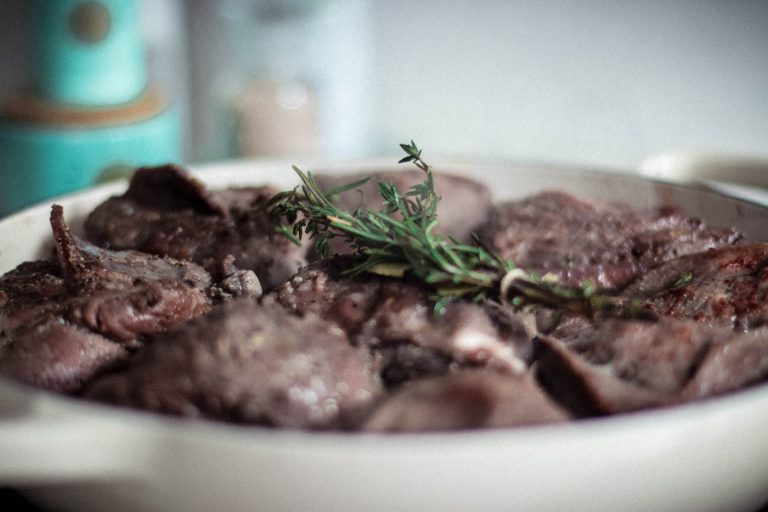Braised Veal Cheeks with Baked Fennel and Gorgonzola - Oh La Latkes